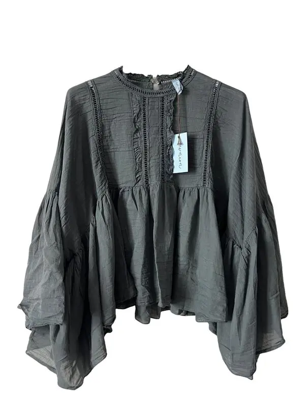 REUNION HOME Nomad Blouse - Grey