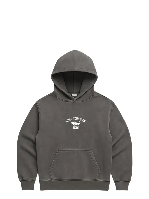 DONT EAT THE HOMIES Graphic Hoodie - Grey