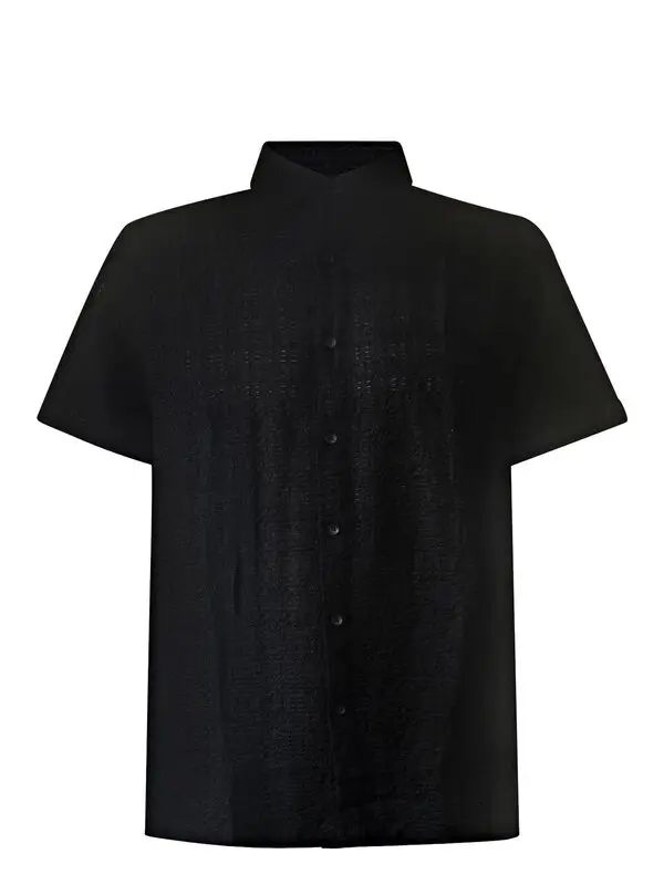 VUSTRA Naples Crochet Shirt - Black