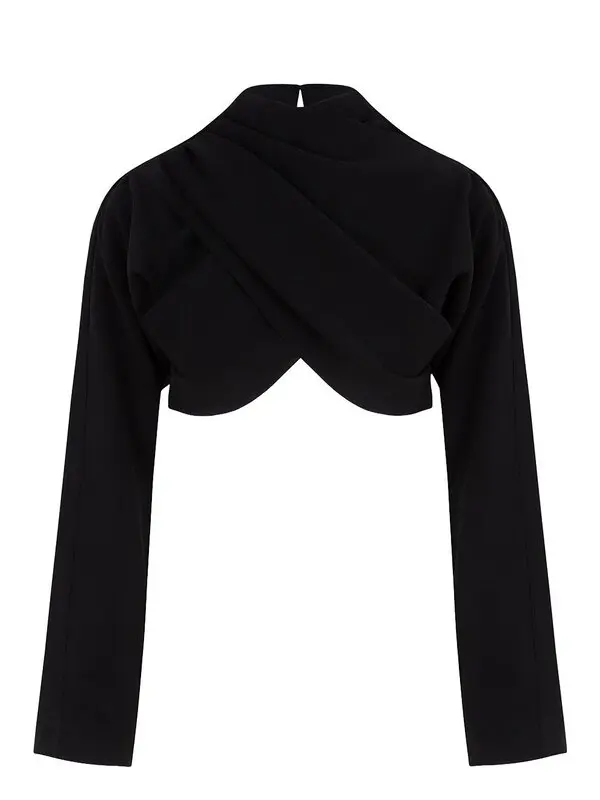 THE MOLC Nova Crop Top - Black
