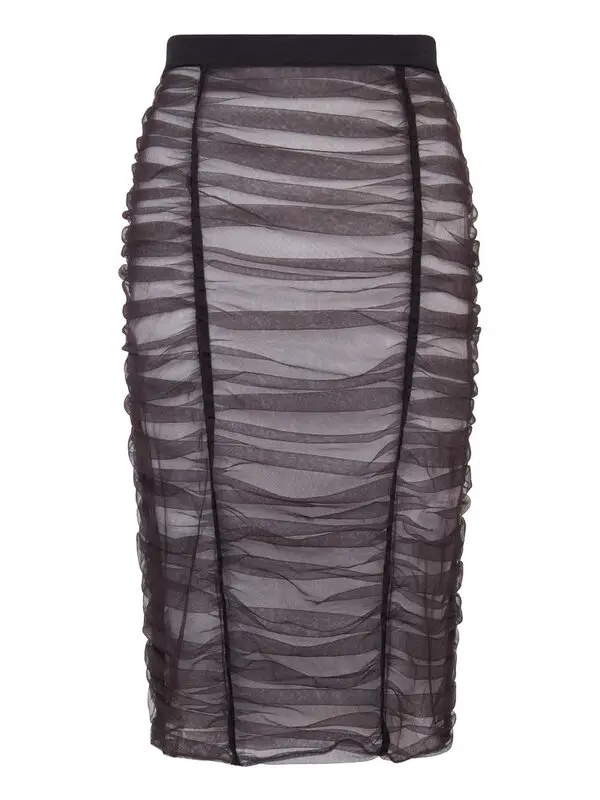 ROOM 24 Monica Midi Skirt - Black
