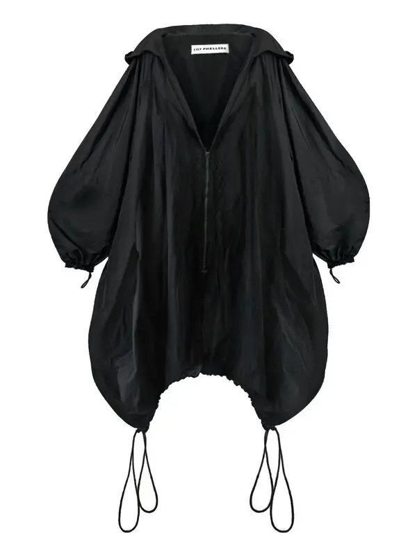 SANCTUMUM Makkatsch Rain Coat - Black