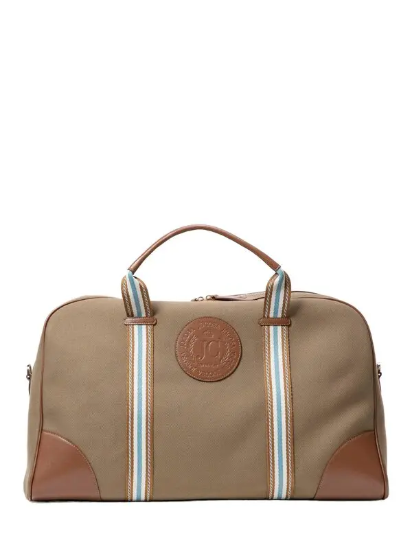 JOCOSA Canvas And Leather Duffle Bag - Brown