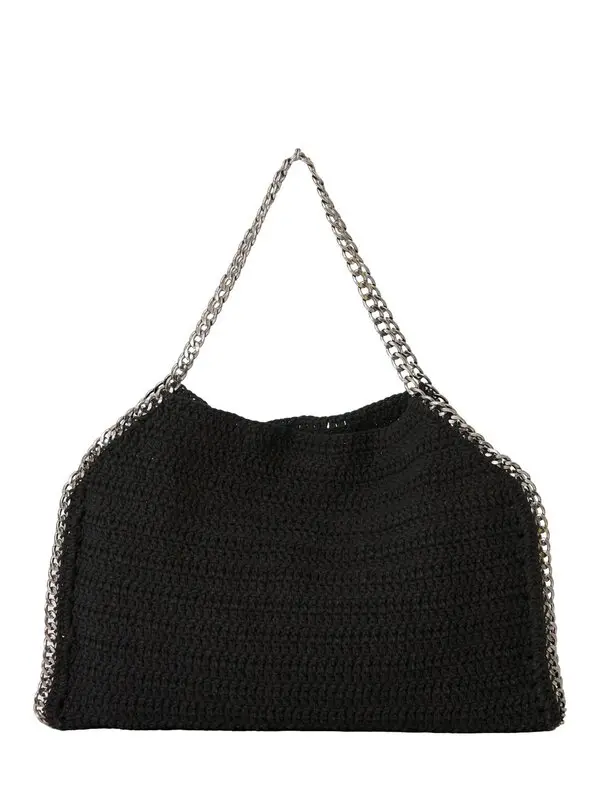 N'ONAT Stella Chain Crochet Bag - Black