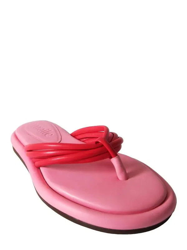 MAILE Harper Thong Sandal - Pink/red