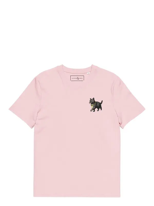 ANCHOR & CREW Cool Cat Organic Cotton T-shirt - Pink