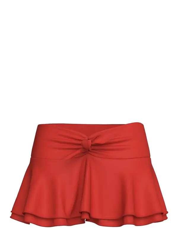 BLACKBOUGH SWIM Serina Ruffled Skort - Red