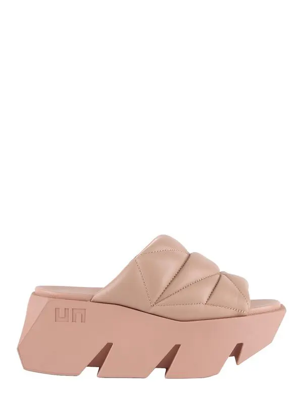 United Nude Bull Puffy Slides - Black/brown