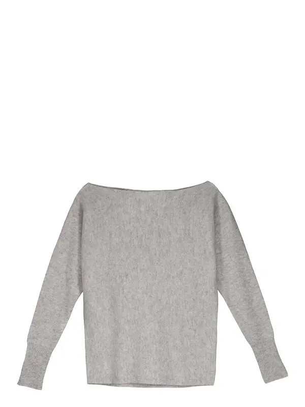 BEL CASHMERE Claudia Cashmere Sweater - Grey