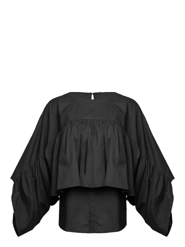 HELENE GALWAS Faride Blouse - Black