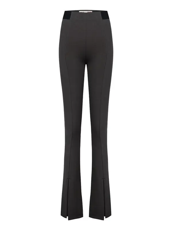 PCFG Grey / Black Your Itch Flare Legging - Grey/black