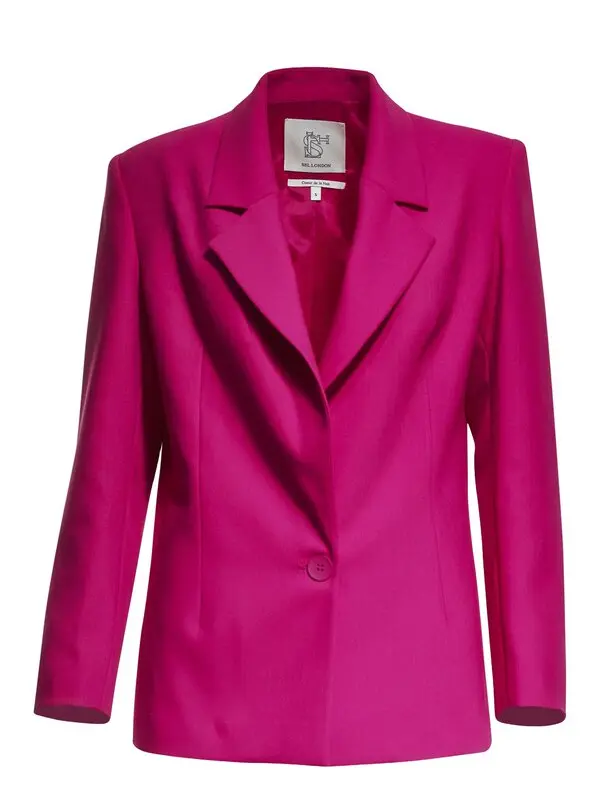 MAISON SEL Oversized Blazer - Pink