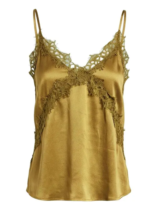 EXQUISE Regular V-neck Hanna Camisole - Yellow