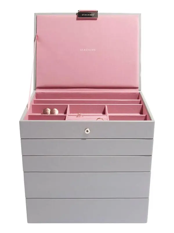 STACKERS Classic Set Of Five Jewelry Box - Grey