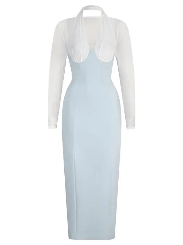 ATOIR Polly Midi Dress - Blue