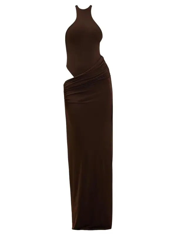 MARROMA Midnight Curve Dress - Brown