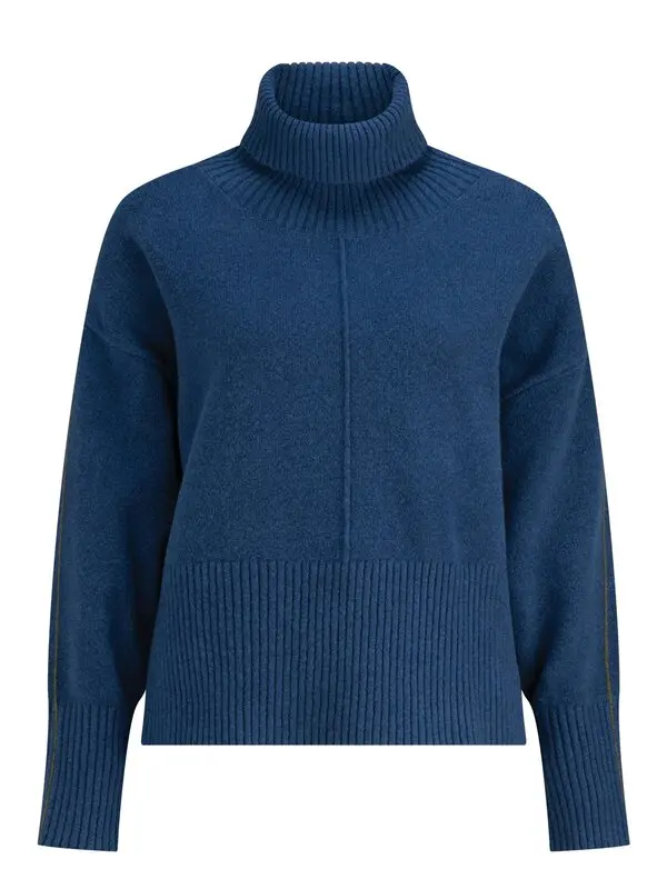 DREF Dove Knit Turtleneck - Blue