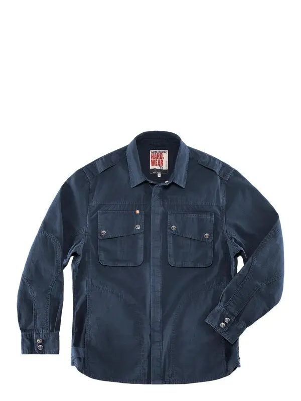 &SONS TRADING CO Irving Photography Shirt Navy - Blue