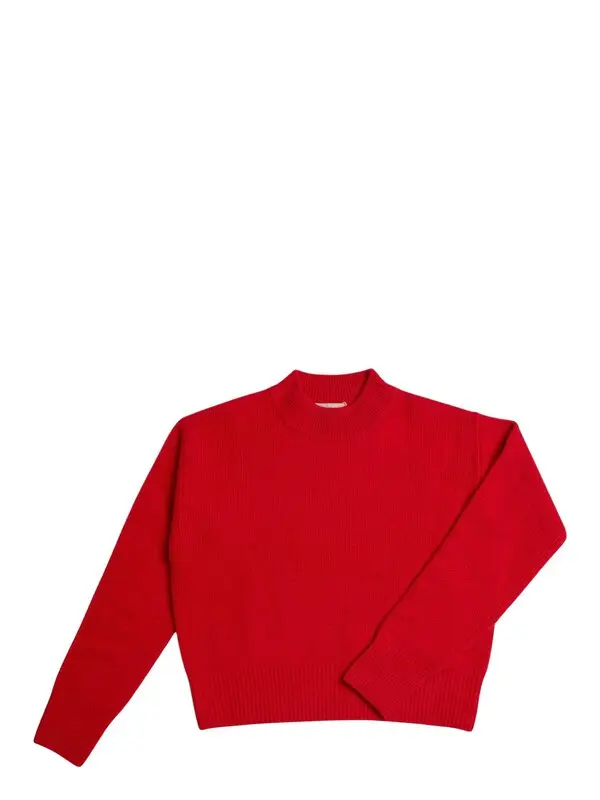 PORRIDGE KNITWEAR Cashmere Amy Jumper - Red