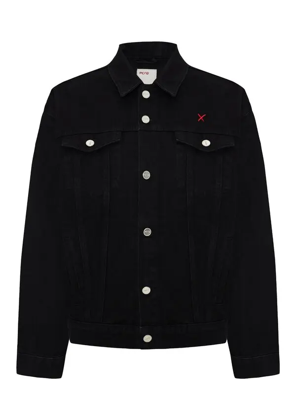 PCFG Logo Denim Jacket - Black