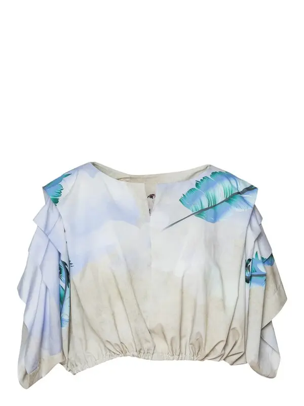 ARTISTA Touch Crop Top - Blue