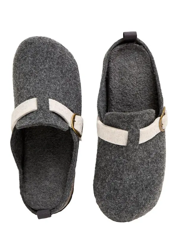 PRETTY YOU Jordan Mule Slippers - Grey