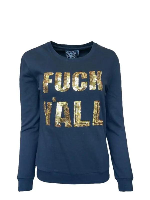 ANY OLD IRON Sequin Embellished Sweatshirt - Gold