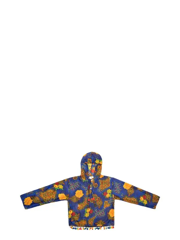 COLLECTED XX Printed Summer Hoodie - Blue