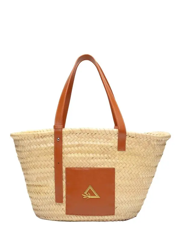 HAY LIFE Straw Bag - Black/yellow
