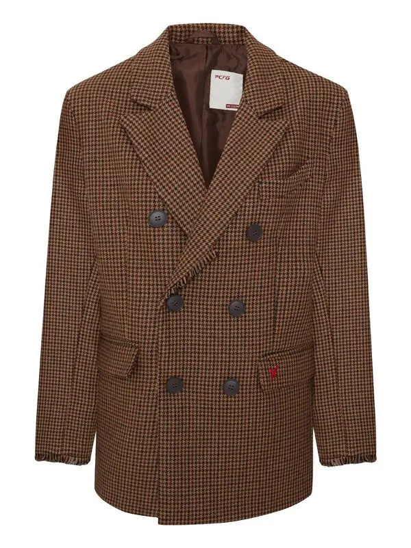 PCFG Double Breasted Blazer - Brown
