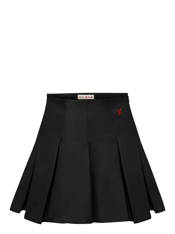 PCFG Pleated Skirt - Black