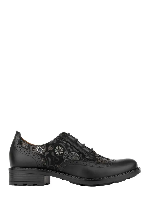 EMBASSY LONDON USA Camden Emboss Oxford - Black
