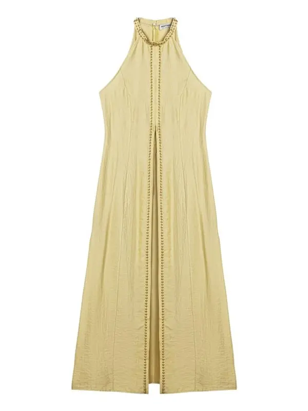 NOCTURNE Studded Halter Neck Tunic - Yellow