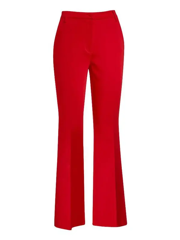 MAISON SEL Palazzo Trousers - Red