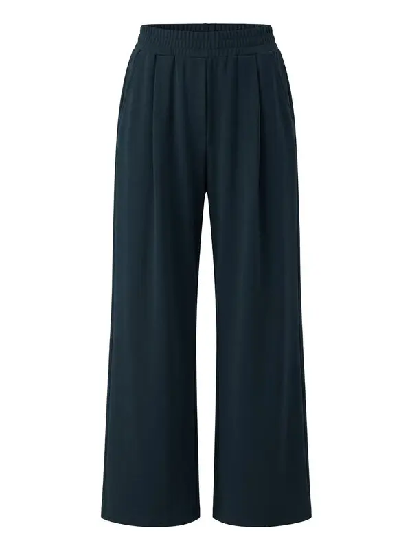 OFF GRID Vik Ink Scuba Sustainable Trouser - Black/blue