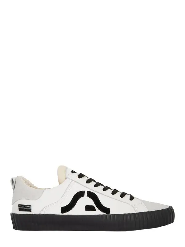 SPRINGA | UNIQUE VULCANIZED SNEAKERS ITALIAN HANDMADE Leather And Suede Sneakers - White