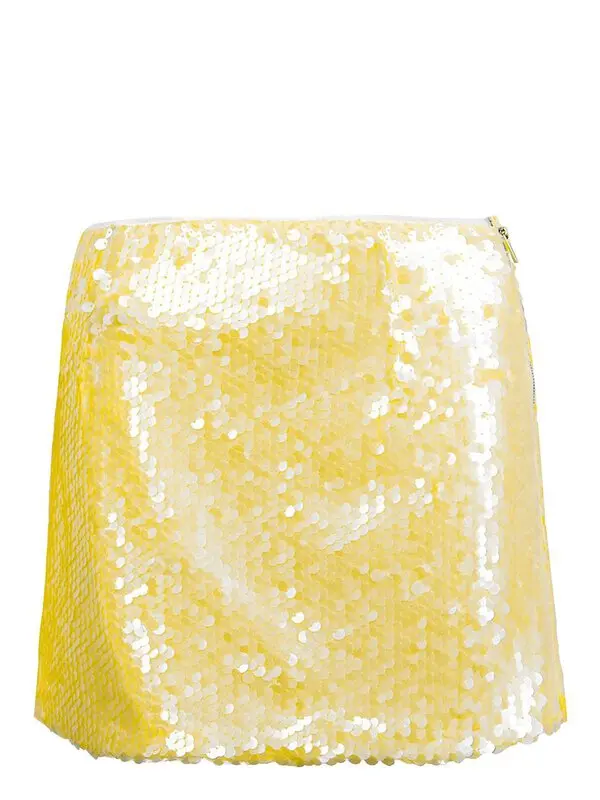 AMY LYNN Oceane Lemon Disc Mini Skirt - Yellow