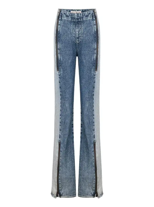 PCFG Inside Out Flare Jeans - Blue