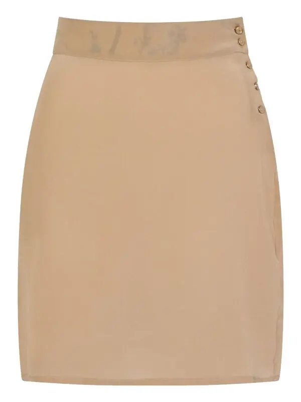 SOPHIE CAMERON DAVIES Silk Skirt - Beige