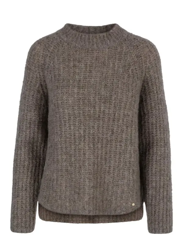 TIRILLM Anna Rib Knitted Pullover - Brown