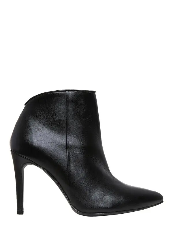 GINISSIMA Sara Ankle Boots Natural Leather - Black