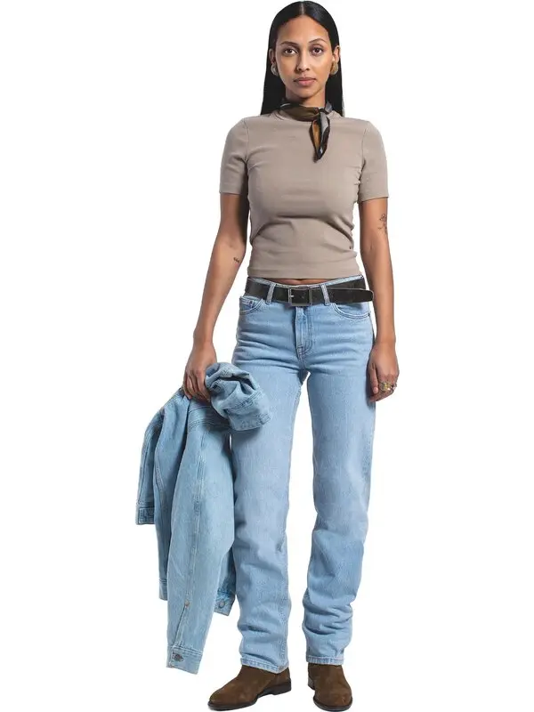 DR. DENIM Arch Mid Straight Jeans - Blue