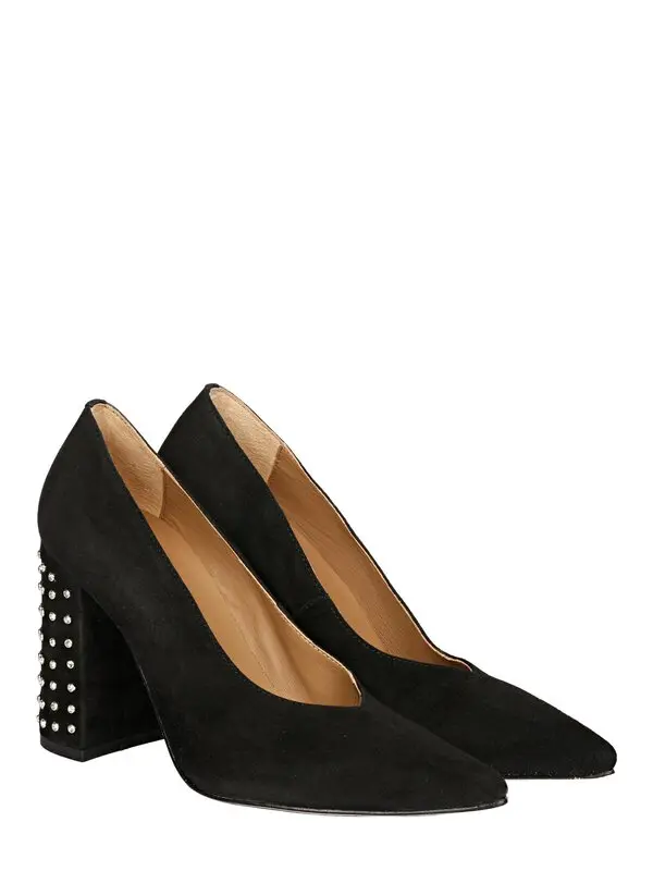 SAINT G Pamina Studded Pumps - Black