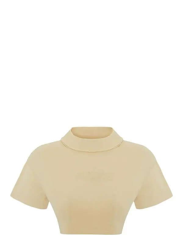 PCFG Destroyed Crop Tee Chino - Green