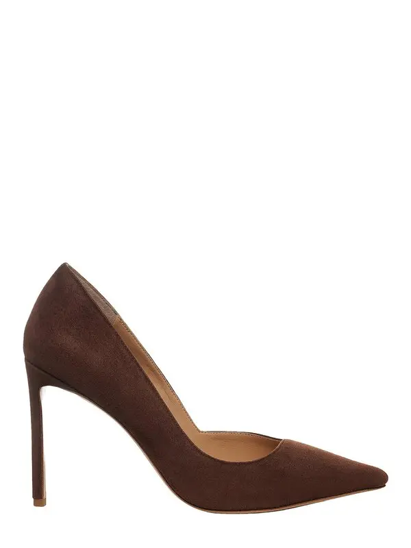 GINISSIMA Ava Asymmetric Cut Out Stiletto - Brown