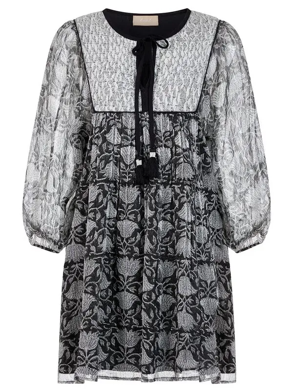 LIMINAL Nora Tunic Dress - Black