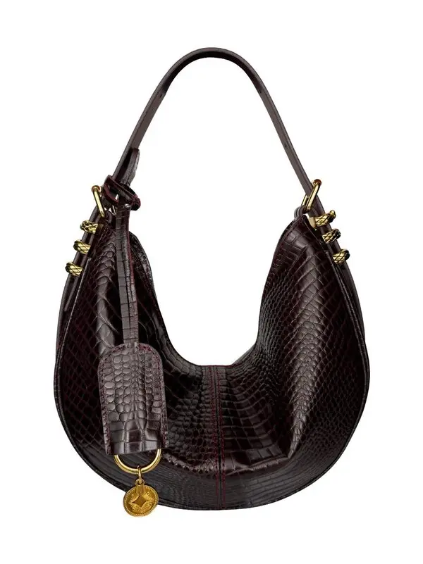 INDIGOLUSH The Midi Hobo Oracle Hiss Bag - Red