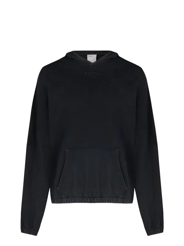 PCFG Acid Washed Hoodie - Black/grey