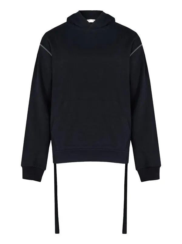 PCFG Oversized Hoodie With Straps - Black/grey