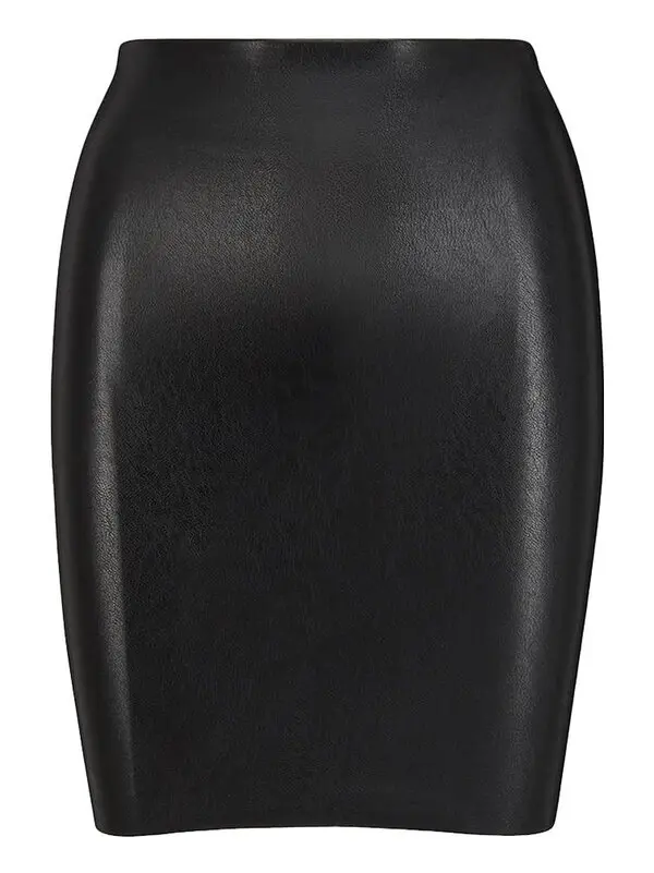 Commando Faux Leather Mini Skirt - Black